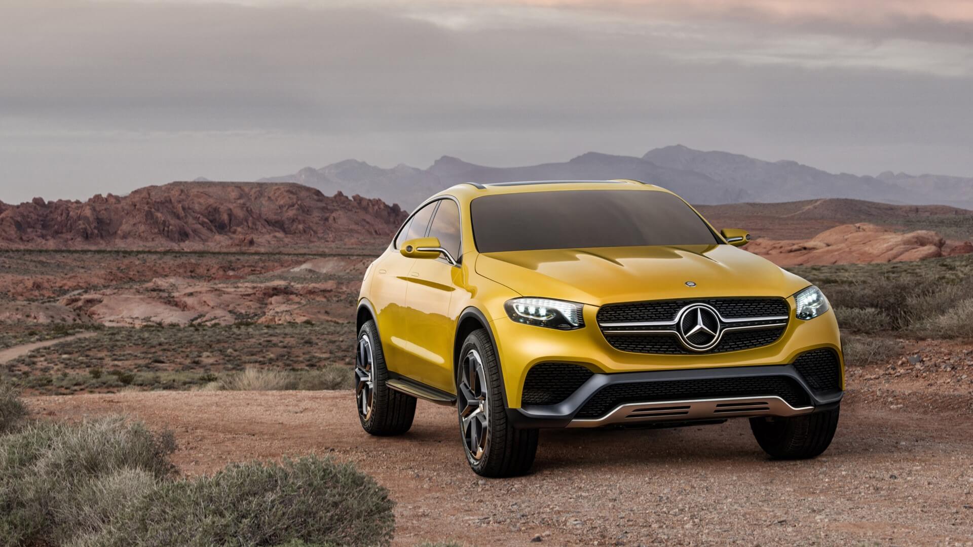 Mercedes introduced the GLC Coupe crossover in Shanghai