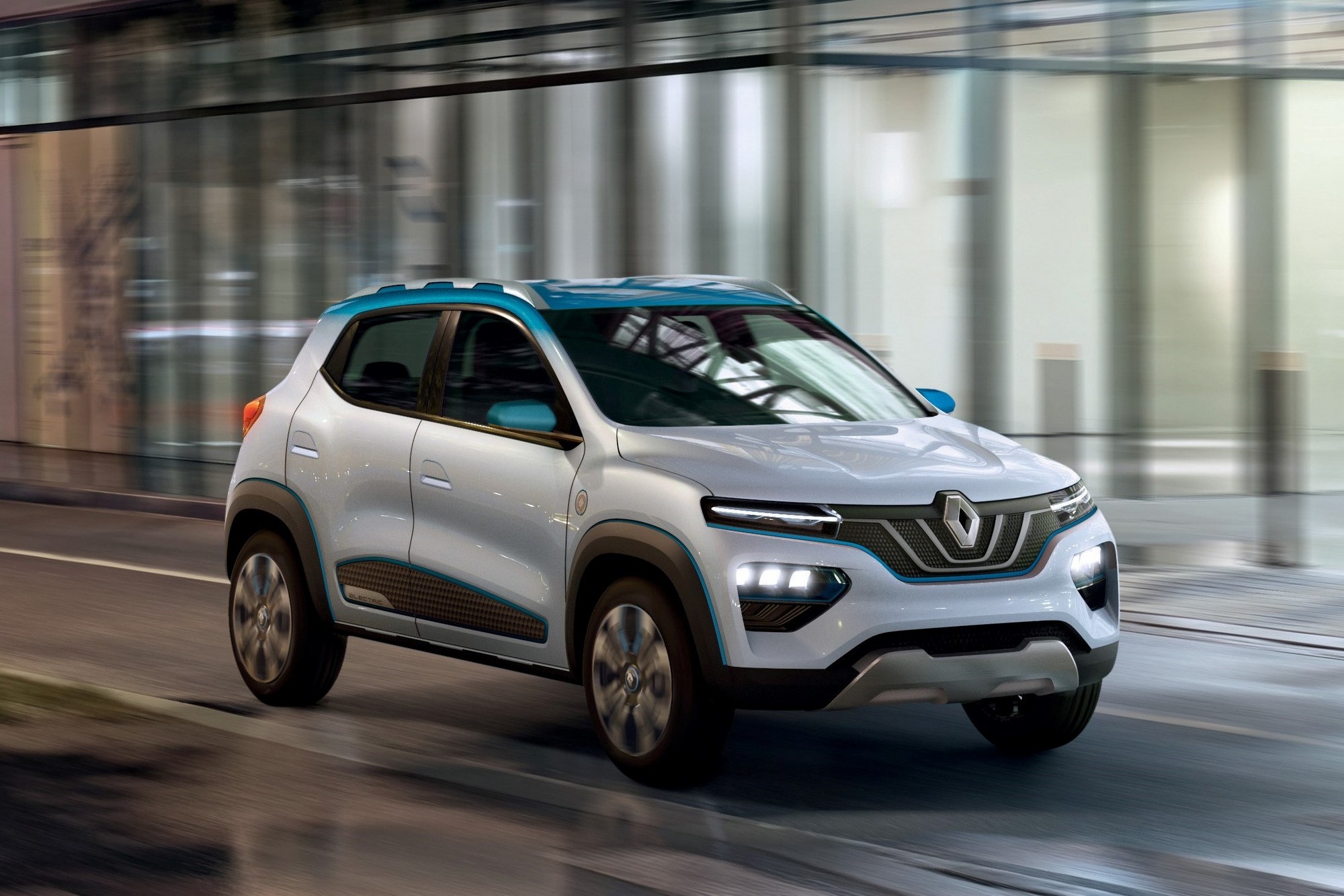 The first live photos of the Renault electric crossover