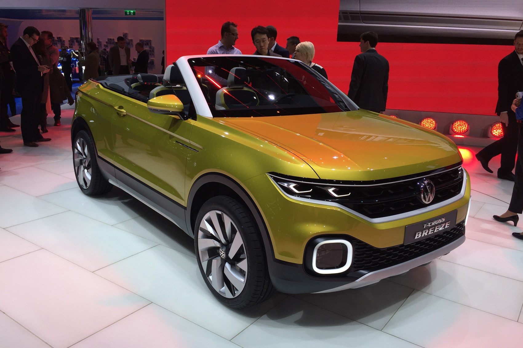 Volkswagen T-Cross Breeze Concept at the Geneva Motor Show 2016